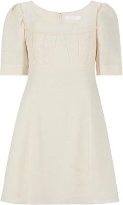Chlo&eacute; Robe courte en lin
