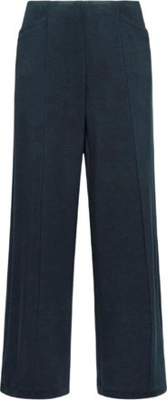 Elena Miro Femme, Pantalons, Bleu, Taille: 48 FR Pantalon Corsaire L&eacute;ger en Scuba