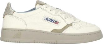 Autry Femme, Chaussures, Beige, Taille: 36 EU Medalist Low