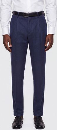 Pantaloni Torino Pantalon de tailleur Master slim fit en m&eacute;lange de laine &agrave; pinces