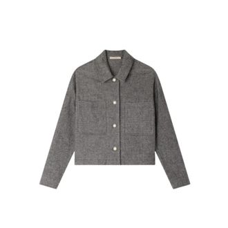 Sessun Notteri Overshirt - - Jackets - Damen - Grau - M