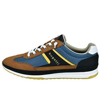 Bugatti Homme Riptide Basket, Bleu Cognac, 45 EU