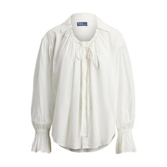 Polo Ralph Lauren Femme, Blouses et Chemises, Blanc, Taille: 38 FR Polo Ralph Lauren Chemises White