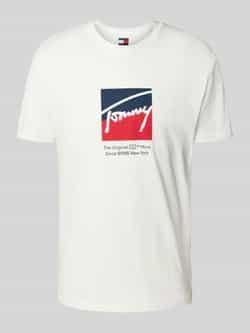Tommy Jeans Regular Fit T-Shirt aus reiner Baumwolle