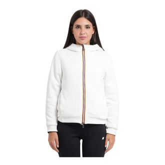 K-Way SweaT-shirts &agrave; capuche - Femme - Sweatshirts et sweats &agrave; capuche - Blanc - Taille: 36 FR