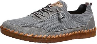 Generic Slip on Baskets pour Homme de Marche Enfiler Soutien La Voûte Plantaire Maille Respirante et Antidérapante Gym Fitness Ourdoor Chaussures Course Pied 