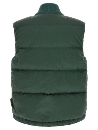Stone Island Goose Down Padded Vest - Green