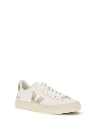 Veja Womens Campo Sneakers Extra-White_platine