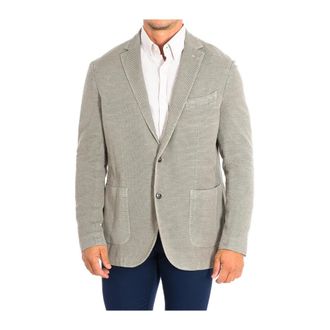 La Martina Lang&auml;rmliger Americana Blazer - - Suits - Herren - Beige - 2XL