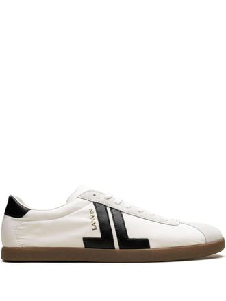 Lanvin baskets Glen White/Black - Blanc