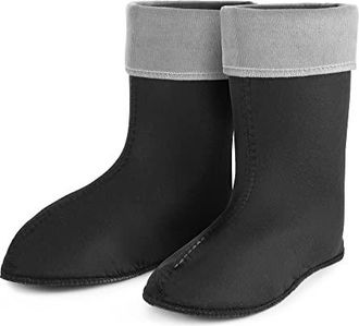Ladeheid Chaussettes Polaires EVA Bottes de Pluie Unisexe Femme LA-800-2017 (Gris, 39 EU)