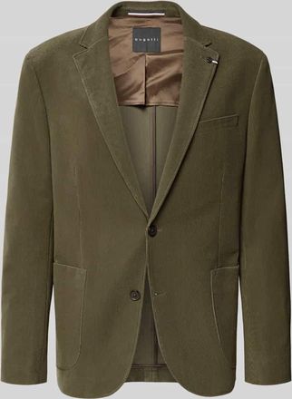 Bugatti Slim Fit 2-Knopf-Sakko aus Cord