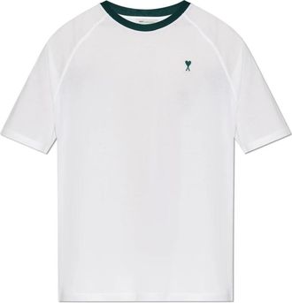 Ami Homme, Tops, Blanc, Taille: XS De Coeur T-Shirt