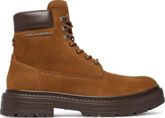 Karl Lagerfeld Schn&uuml;rschuhe KARL LAGERFELD Miles KL10252 Braun