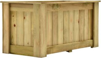vidaXL Jardini&egrave;re sur&eacute;lev&eacute;e 100x50x50 cm Bois de pin impr&eacute;gn&eacute;