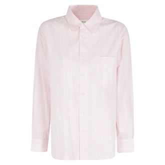 Dunst Femme, Blouses et Chemises, Rose, Taille: 36 FR Chemise Ray&eacute;e Oversize
