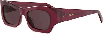 Celine 3 Dots Sonnenbrille - - Accessories - unisex - Rot - 52 MM