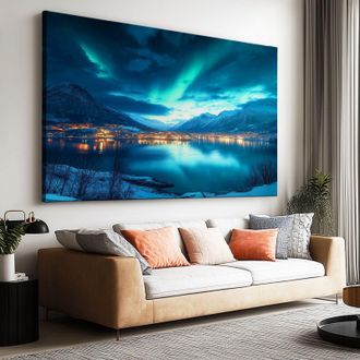 Generic Wandbilder Leinwand 120 x 60 cm Gro&szlig; Wanddeko Schlafzimmer Kunstdruck - Aesthetic Leinwandbilder Wohnzimmer Gem&auml;lde Foto Geschenk Living Room Decorati