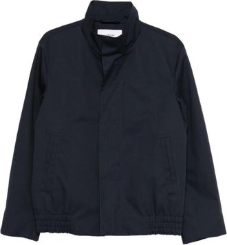 Lardini Homme, Vestes, Bleu, Taille: XL Gubbotto zip e bottoni collo in piedi