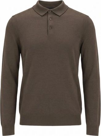 HUGO BOSS Pull Polo L-Ovio - Homme - Pulls - Brun - Taille: XL
