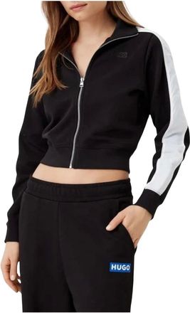 HUGO BOSS Femme, Sweatshirts et sweats &agrave; capuche, Noir, Taille: 40 FR Dobine SweaT-shirt