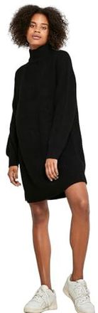 Noisy May Robe Pull Timmy Femme Robe Longue Noir S 100% Polyacrylique