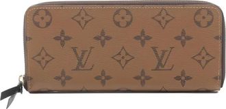 Louis Vuitton portefeuille Reverse Monogram en cuir Clémence (années 2021) - Marron