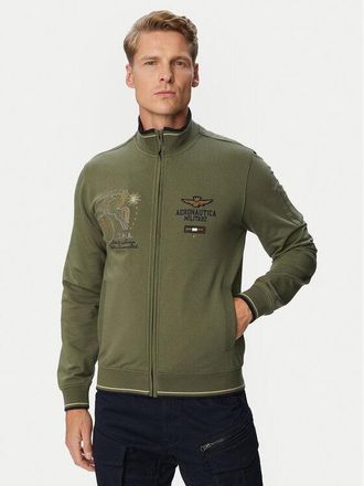 Aeronautica Aeronautica Militare Sweatshirt 262FE2134UF00662 Dunkelgr&uuml;n Regular Fit