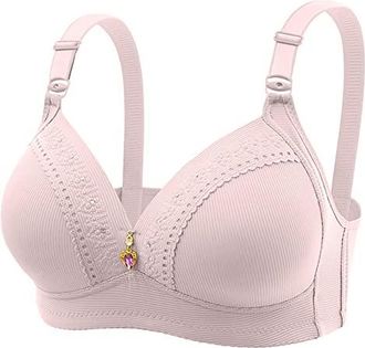 Generic Soutien-gorge push-up 2026 pour femme, soutien-gorge push-up pour femme, ensemble sans anneau en acier, rose, D