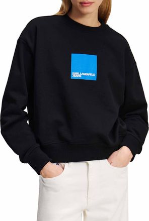 Karl Lagerfeld REGULAR FIT LOGO SWEAT, SCHWARZ, XS