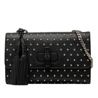 Gucci Pre-owned Vintage Bamboo Twist Lock Crossbody - Femme - Pre-owned - Noir - Taille: ONE Size