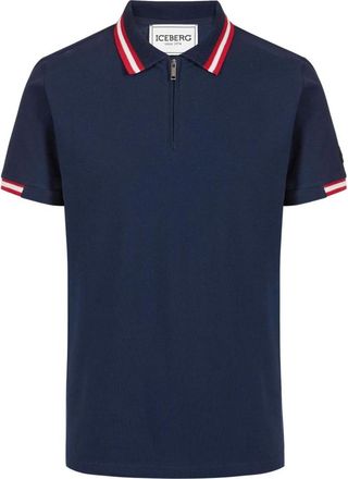 Iceberg Homme, Tops, Bleu, Taille: XL Polo &agrave; manches courtes
