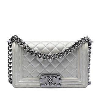 Chanel Pre-owned Vintage Gesteppte Caviar Crossbody Bag - - Pre-owned - Damen - Grau - ONE SIZE