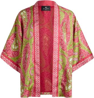 Etro Femme, Vestes, Multicolore, Taille: 38 FR Silk Twill Kesa