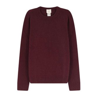 Alysi Round-Neck Strickwaren - - Knitwear - Damen - Rot - S