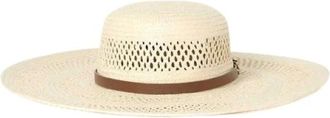 Karl Lagerfeld Femme, Accessoires, Beige, Taille: S/M K/Autograph Belt Straw Hat