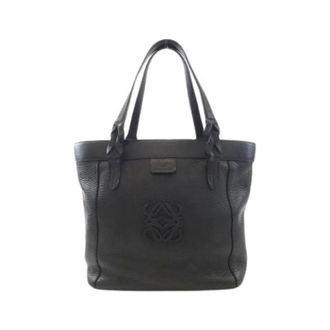 Loewe Sac &agrave; main Fusta Calf Pre-owned - Femme - Pre-owned - Noir - Taille: ONE Size