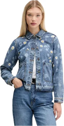 Desigual Damen, Jacken, Blau, SGr&ouml;&szlig;e
