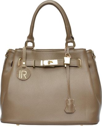 Isabella Rhea Beige Rindsledertasche