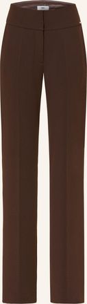 Cinque Cinque Marlenehose Cisalt Aus Jersey braun