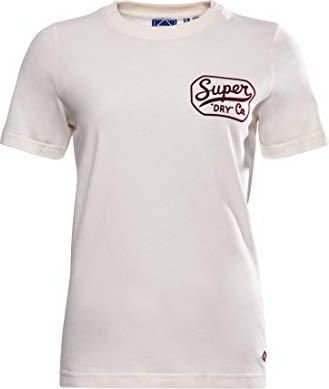 Superdry Workwear Graphic Tee T-Shirt, Oyster, M Femme