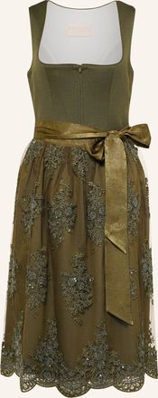 Kr&uuml;ger Kr&uuml;ger Dirndl Leonore Mit Schmucksteinen Und Pailletten gruen