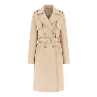 Guess Femme, Manteaux, Beige, Taille: 36 FR Jenny Trench Coat