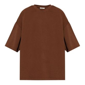 Entire studios Heavy Boxy Tee - - Tops - Herren - Braun - L