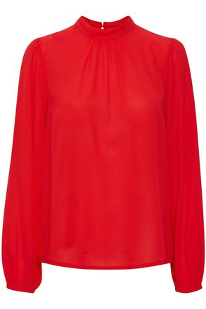 Ichi IHCELLANI LS - 20116742 Damen Bluse, Größe:38, Farbe:Poppy Red (171664)