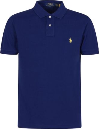 Polo Ralph Lauren Homme, Tops, Bleu, Taille: XL Polo Piqu&eacute; Coupe Slim