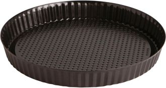 Quid QD Kuchenform, flach, 25 x 3 cm, Sweet Grey, Stahl, schwarz, 0,54 cm