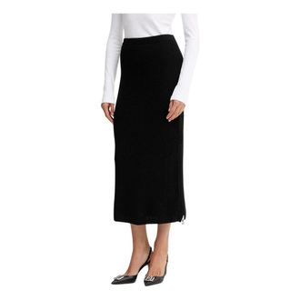 Patrizia Pepe Woll-Bleistift-Midirock - - Skirts - Damen - Schwarzk - XS