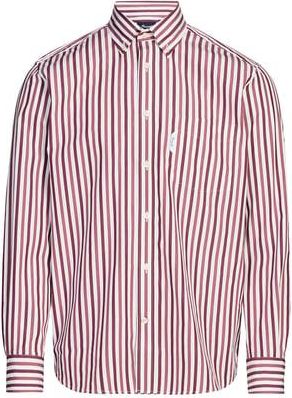 Fa&ccedil;onnable Chemise &agrave; rayures en coton