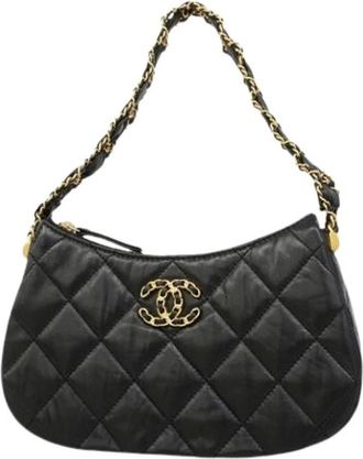 Chanel unisex, Pre-owned, Noir, Taille: ONE Size Sac &agrave; bandouli&egrave;re Vintage Pre-owned